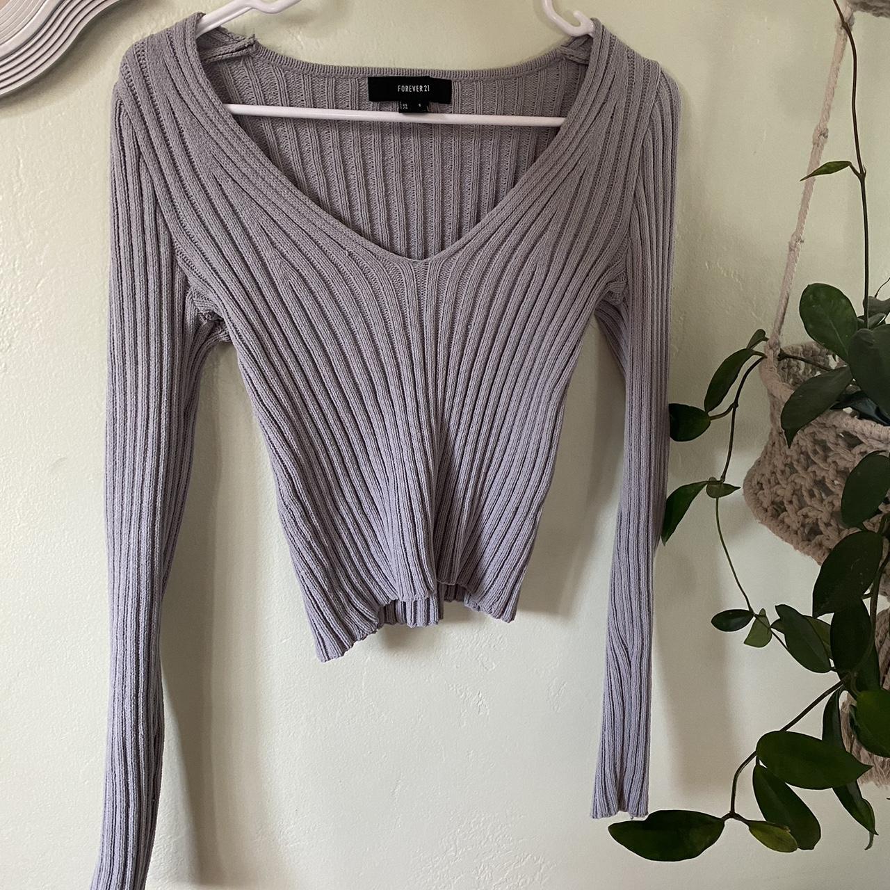 Forever 21 ribbed long sleeve Sleeves are long and... - Depop