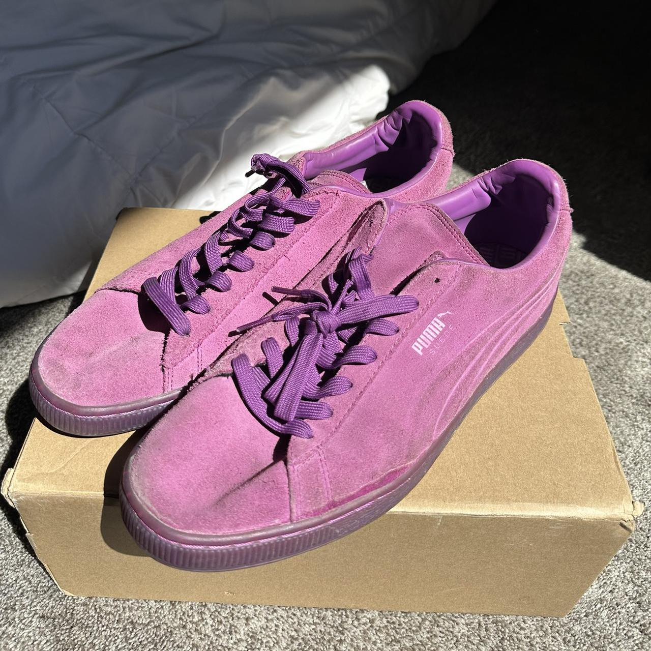 Puma Men's Purple Trainers | Depop