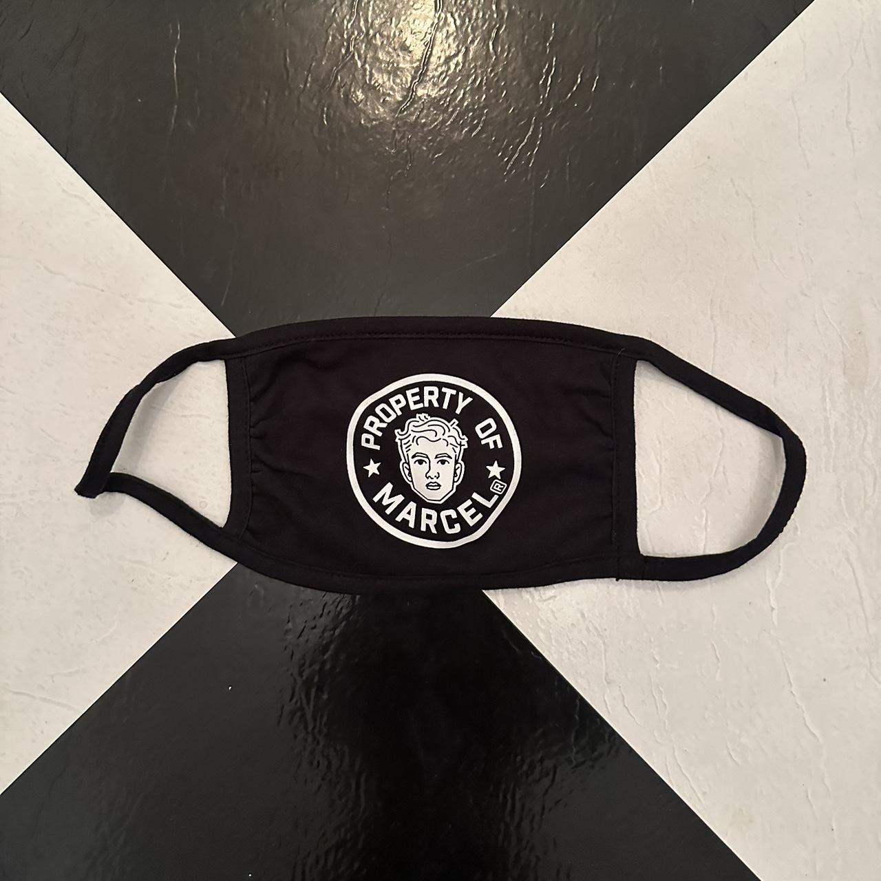 Property of Marcel Face Mask Black Brand new... - Depop