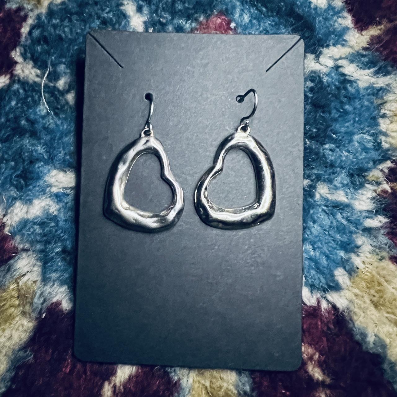 Vintage Valentine Silver tone Hearts • Description... - Depop