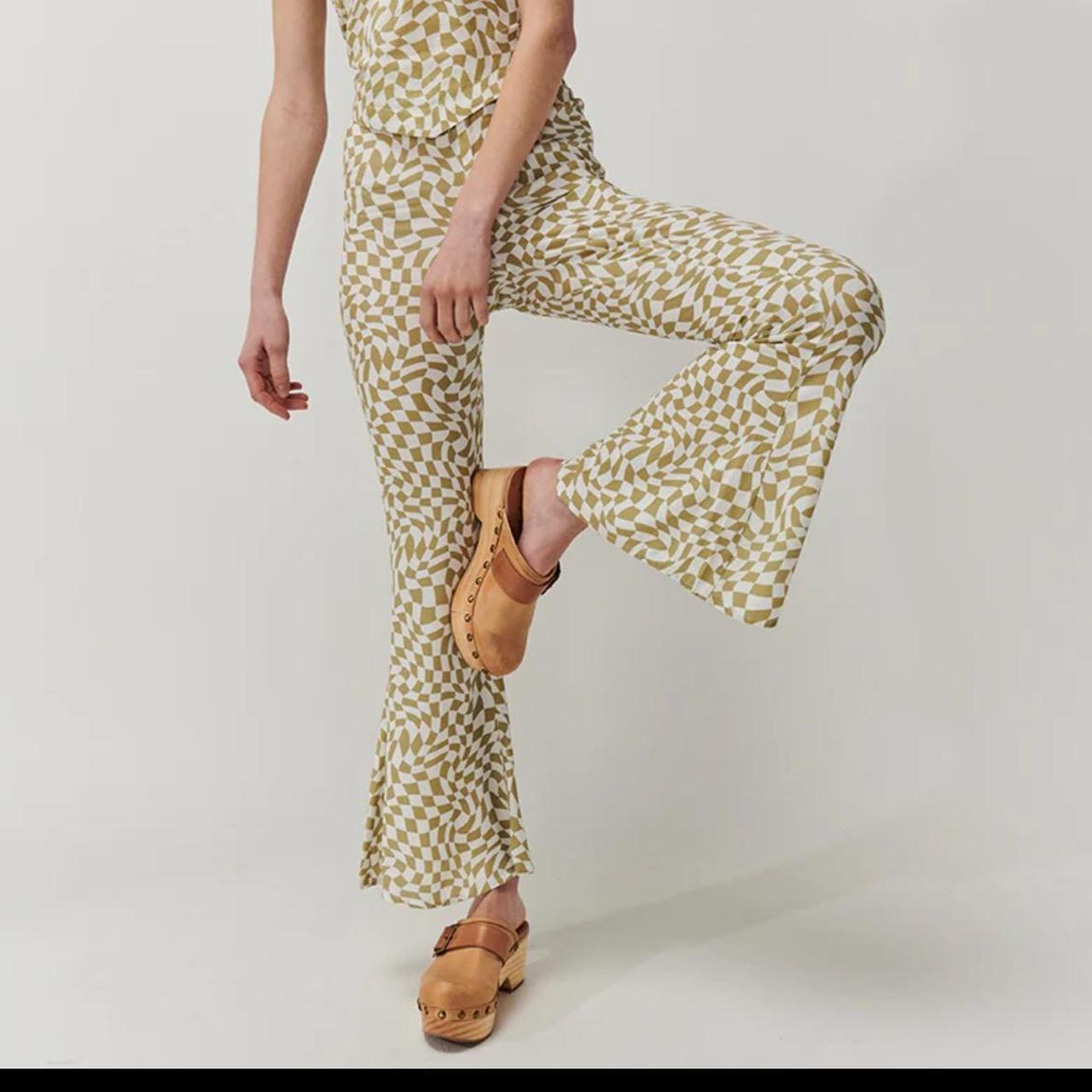 Ghanda flared fiesta pants - brand new with tags -... - Depop