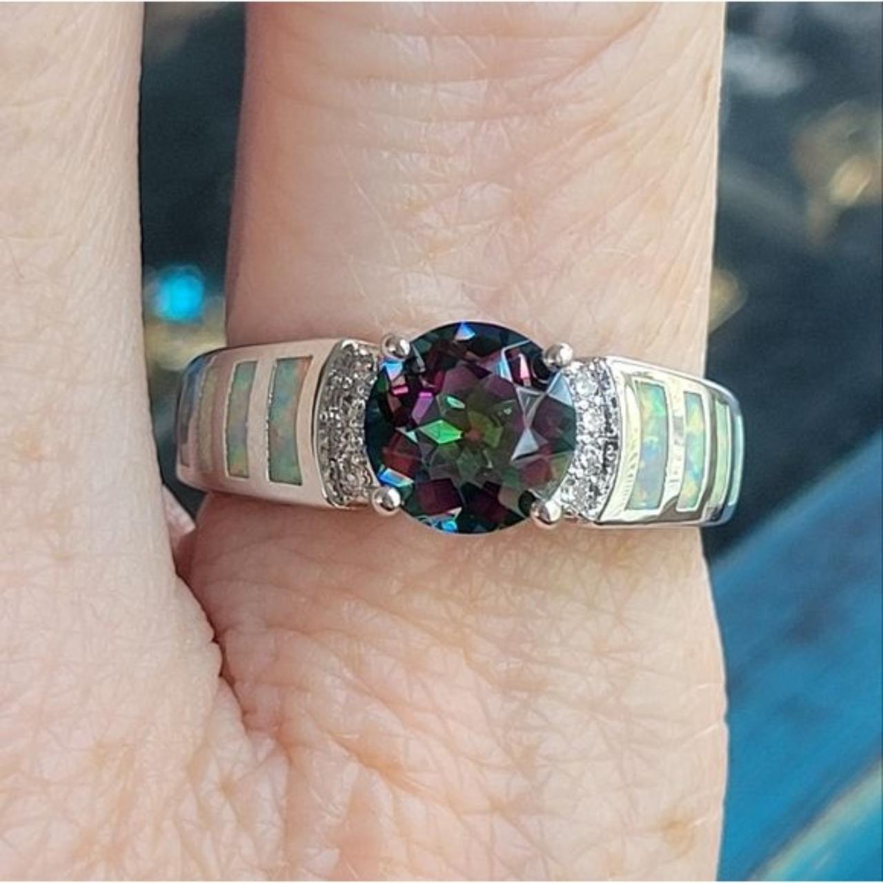 NWT Fragrant Jewels Alexandrite Crystal and Opals... - Depop