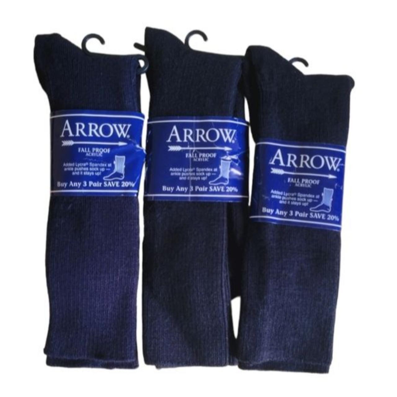 New! Fall Proof Acrylic Socks by Arrow 2 Black... - Depop