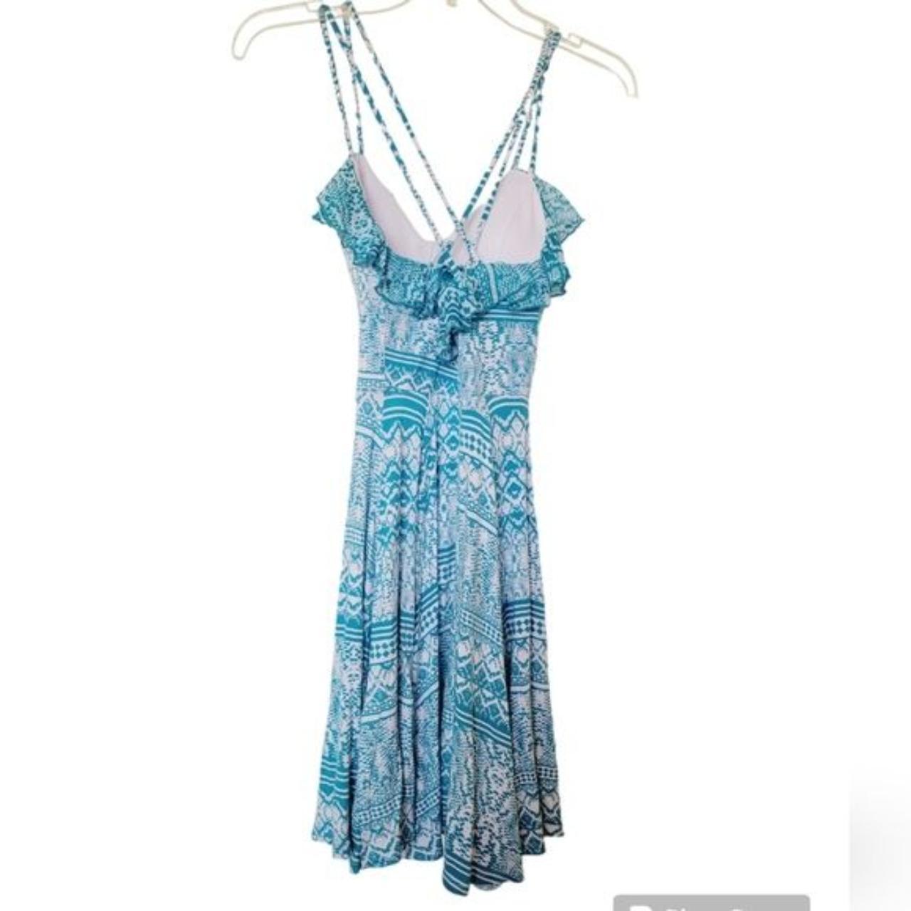 Jessica Simpson Ruffle Top Sundress Lightly padded... - Depop