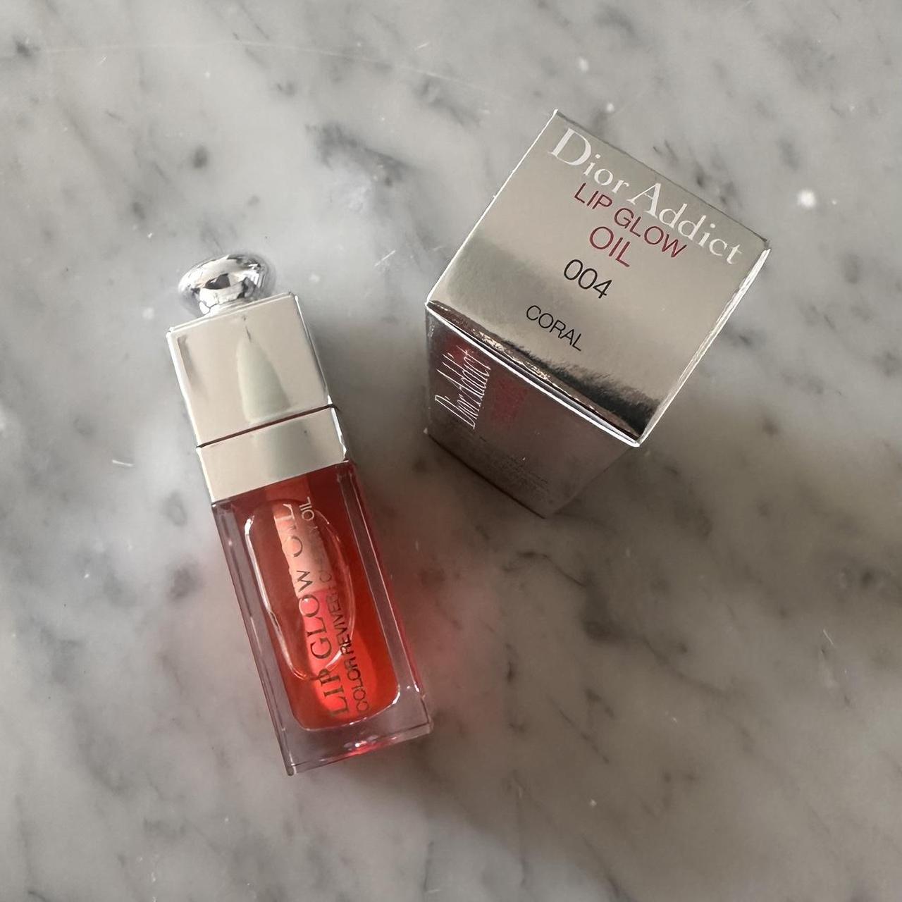 Dior Addict Lip Glow Oil in shade Coral Shade 004... - Depop