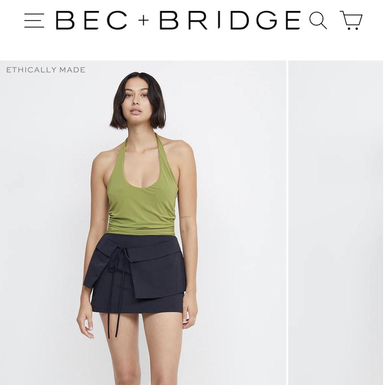 Bec & Bridge Women's Black Skirt | Depop