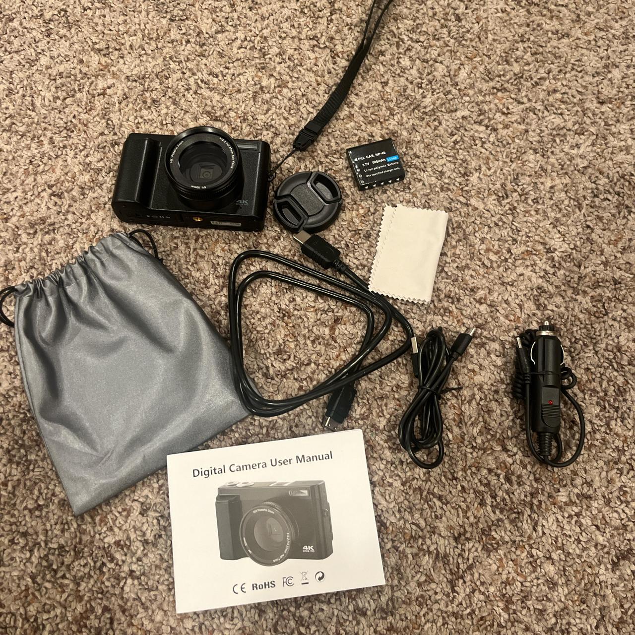 4K Ultra HD Digital Vlogging camera Comes with: -... - Depop