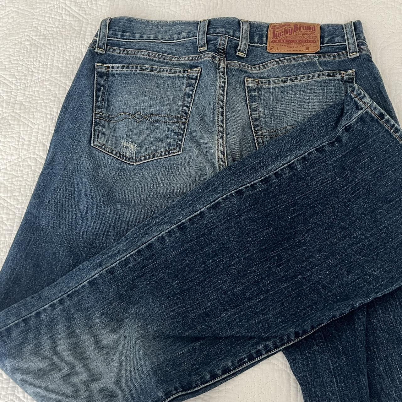 vintage lucky brand bootcut jeans - size 4 tall -... - Depop