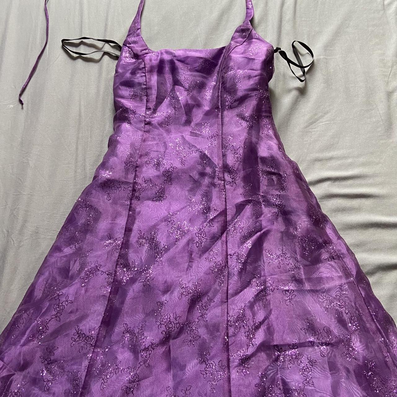 early 2000s purple prom dress size 3/4 #dress... - Depop