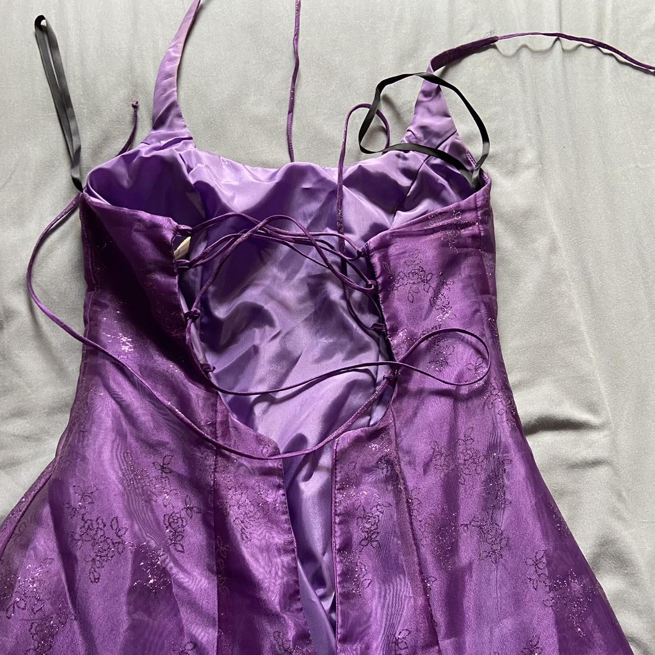 early 2000s purple prom dress size 3/4 #dress... - Depop