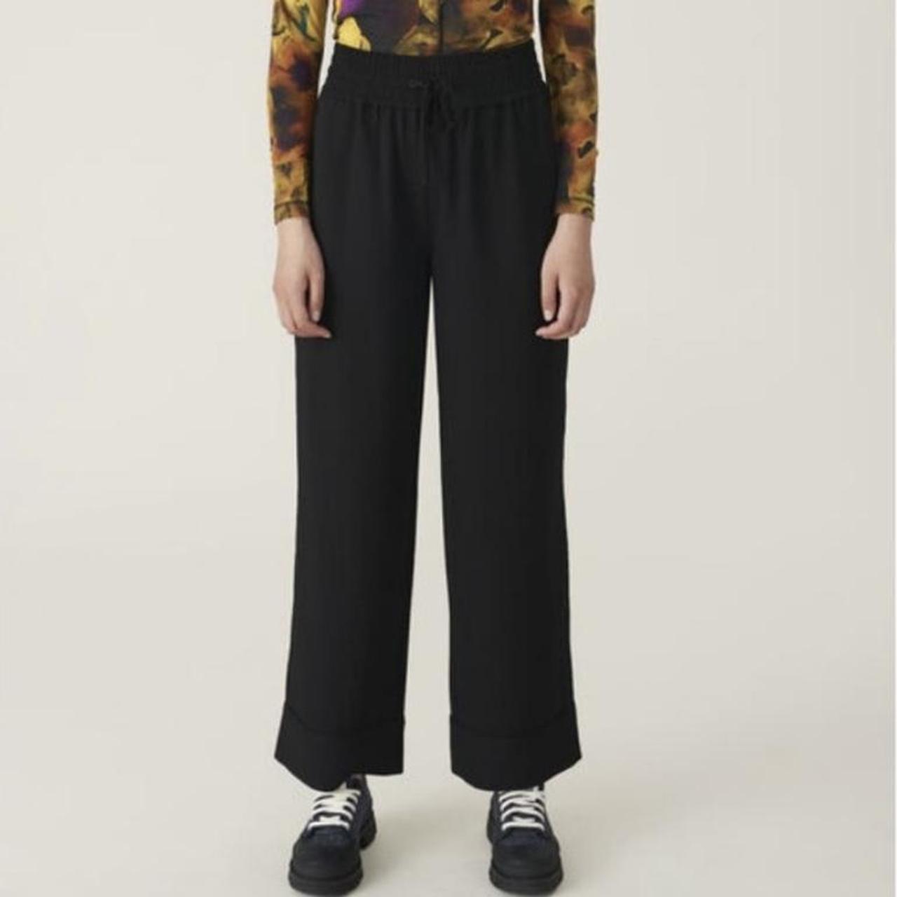 GANNI BLACK PANTS - brand new with tags! I’m 5’4”... - Depop