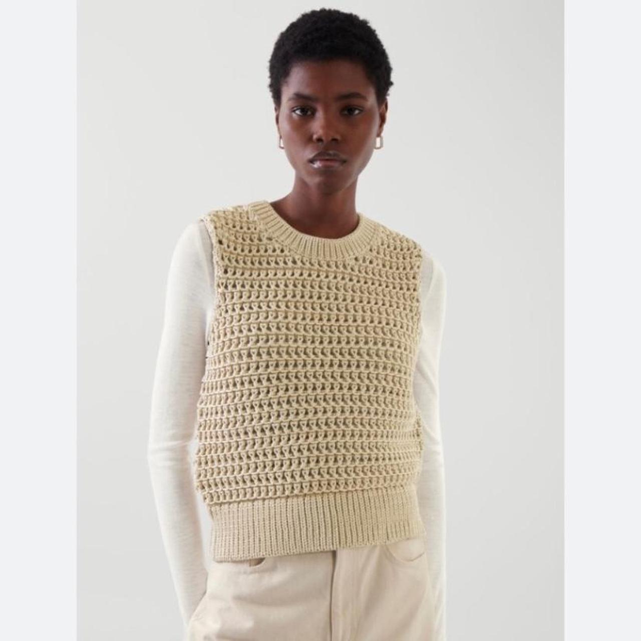 COS knit sweater vest - size L NWT - Depop