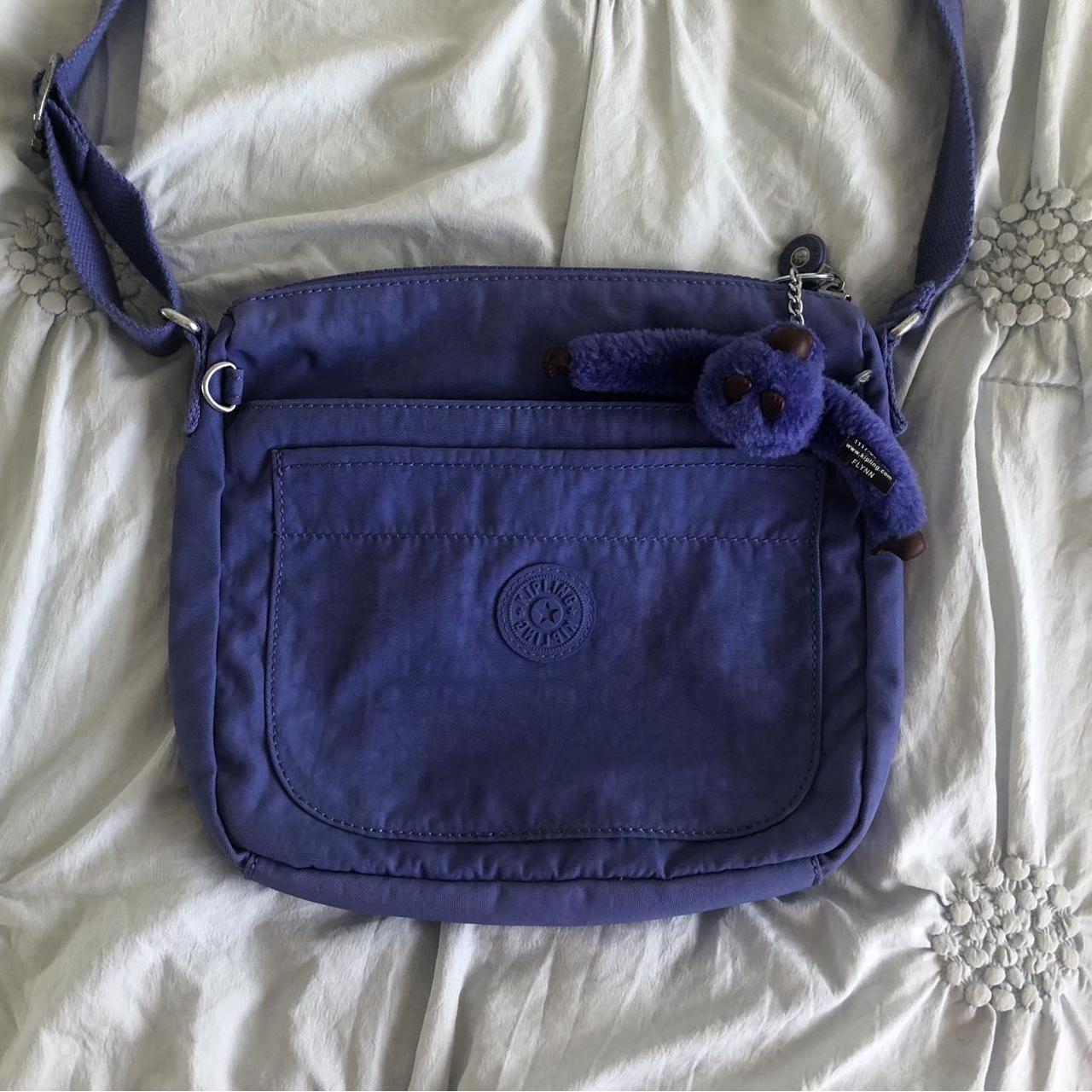 Kipling shoulder bag - Purple color - Several... - Depop