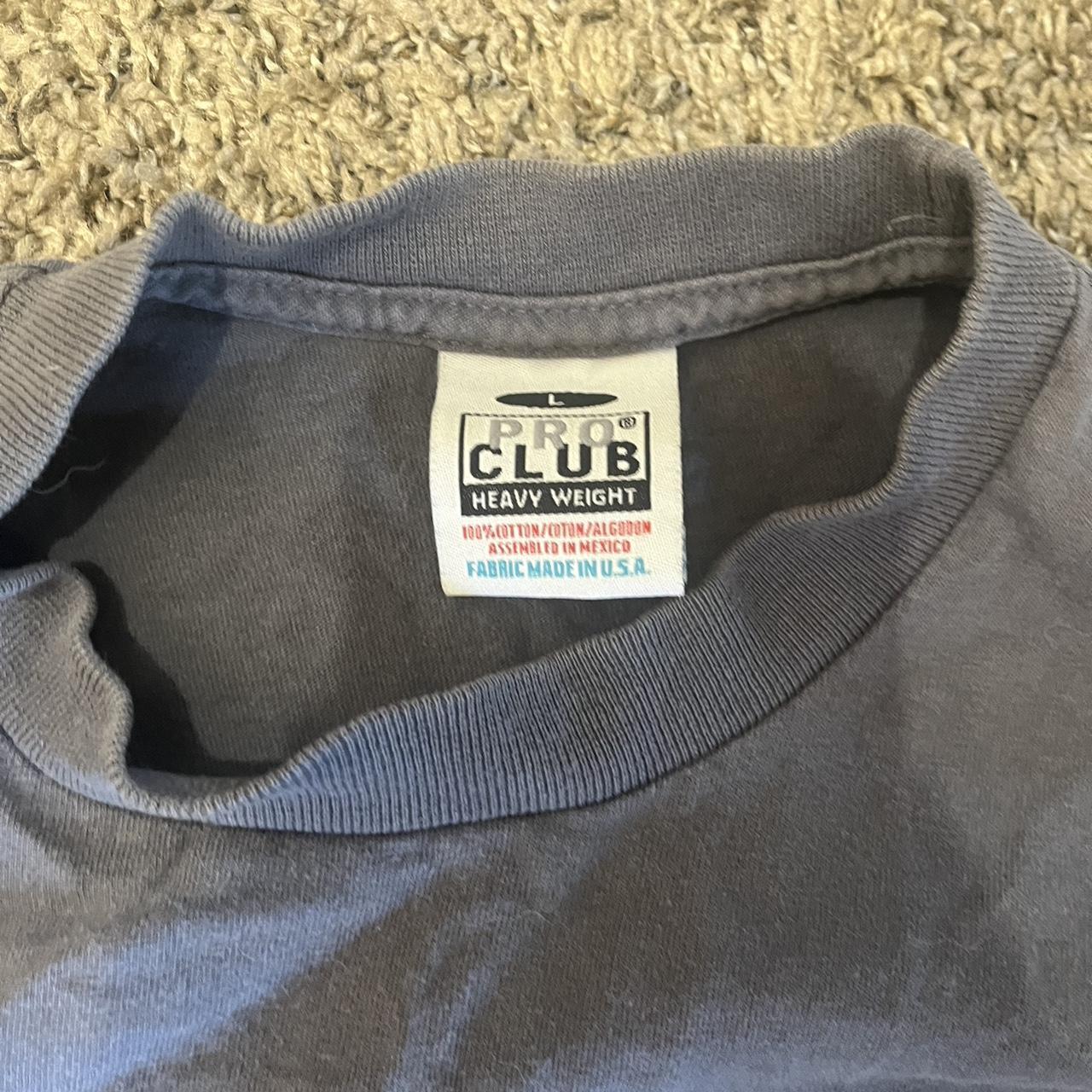 Pro club shirts -size large -stain shown in last... - Depop
