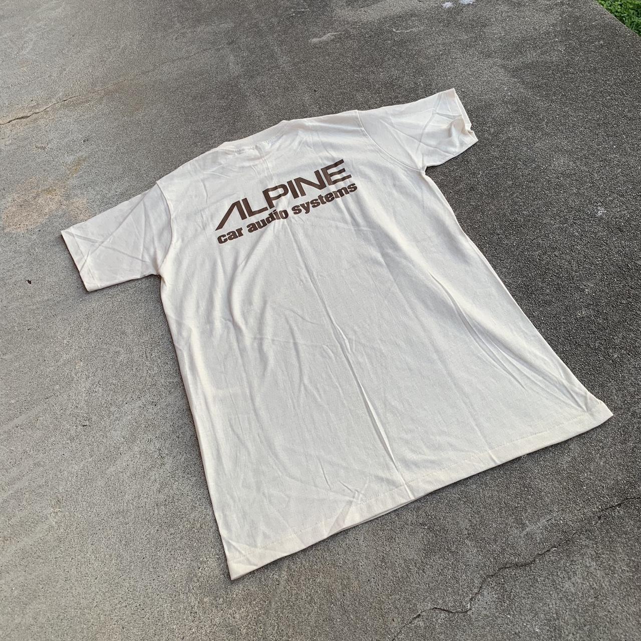 Vintage Single Stitch Alpine Car Audio Promo... - Depop