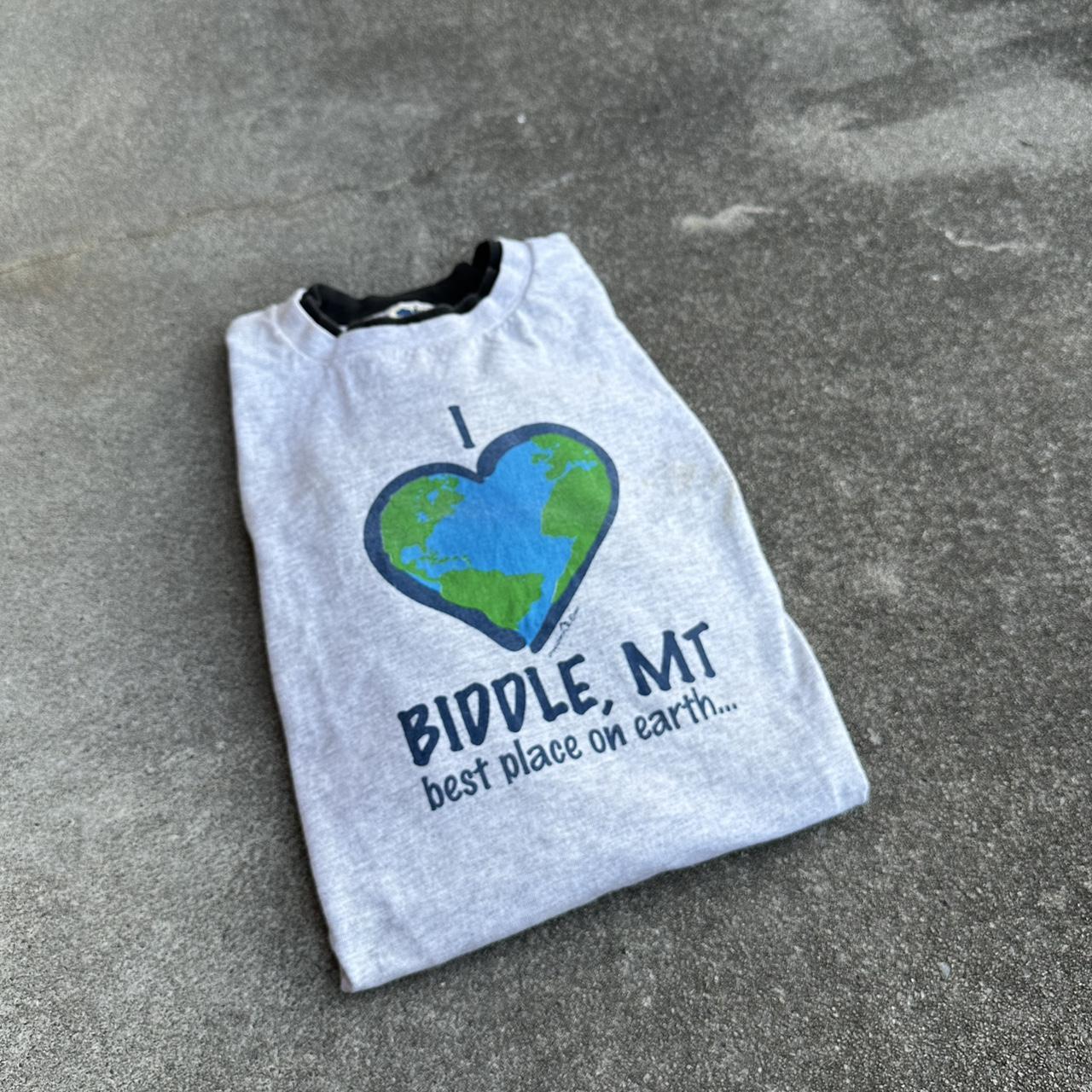 Vintage Single Stitch 1987 Biddle Montana Tourist... - Depop