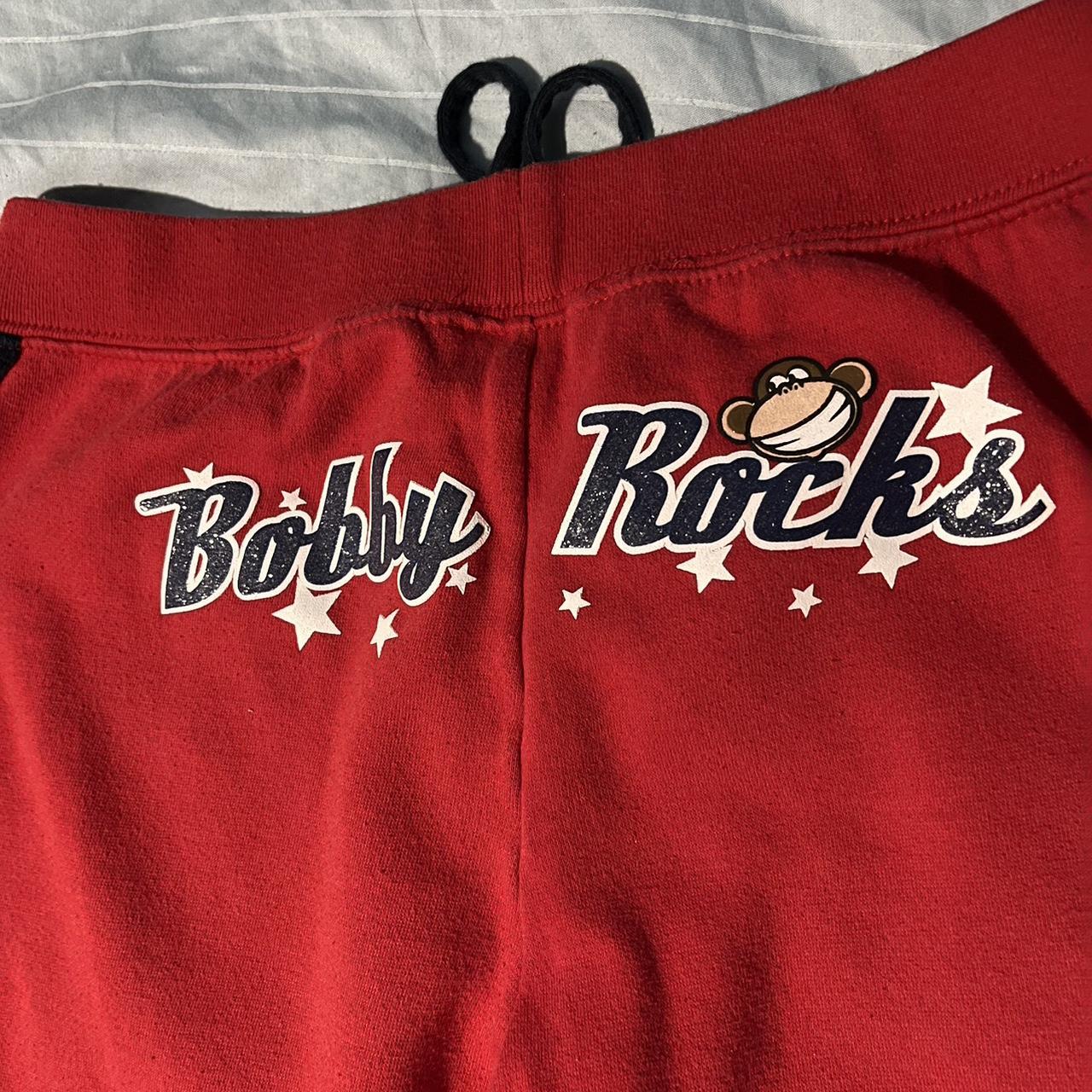 Bobby Jack Women's Navy and Red Joggers-tracksuits | Depop