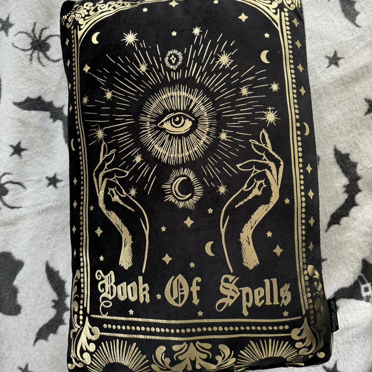 Book of Spells Pillow 🖤 new condition 🖤 from... - Depop