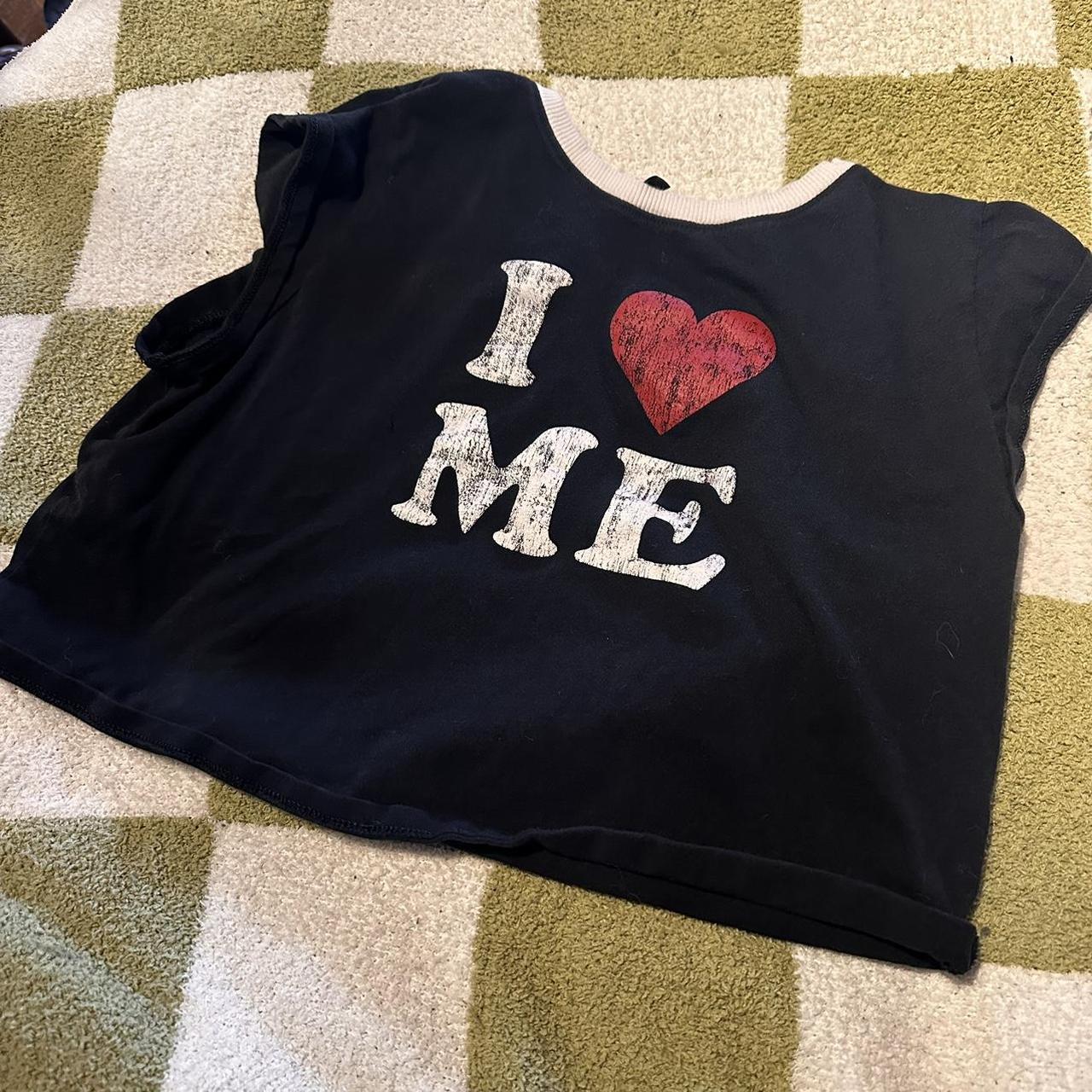 h&m divided i heart me crop top size xl - Depop