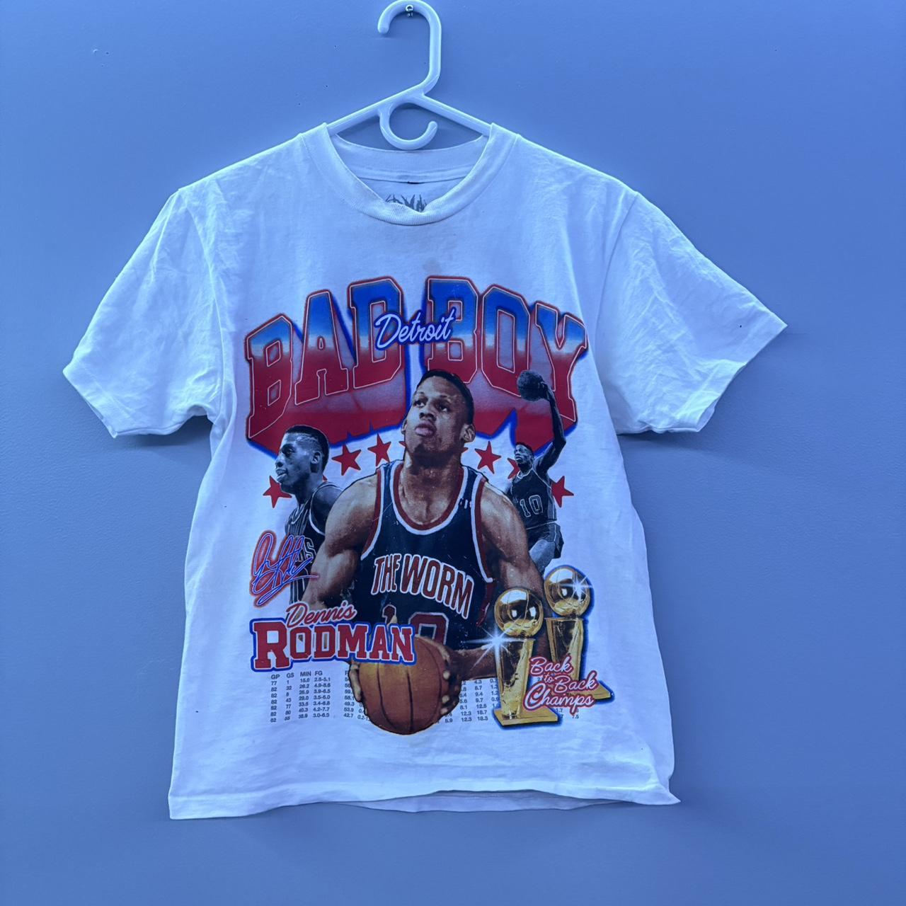 Dennis Rodman graphic tee shirt size small #nba... | Depop