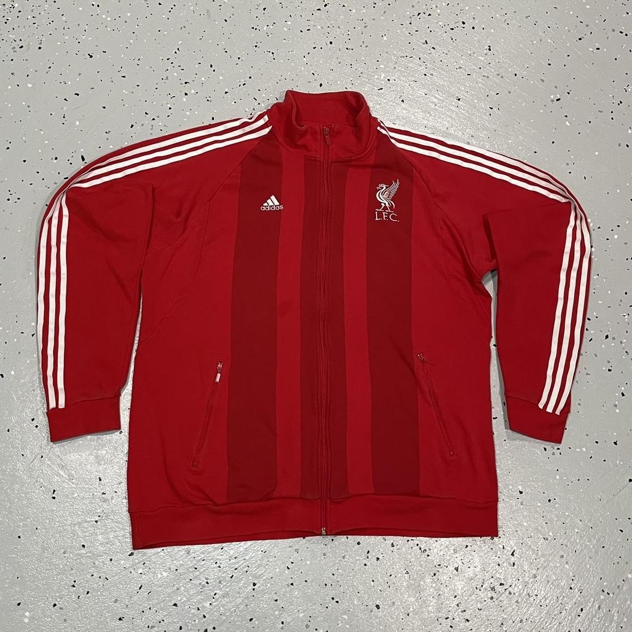 2008 Adidas Liverpool Football Club LFC Full Zip Up... - Depop