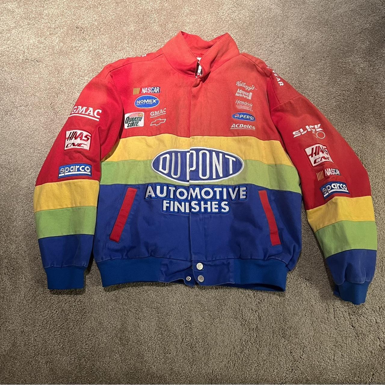 Jeff Gordon Vintage Racing Jacket Size medium Chase... - Depop