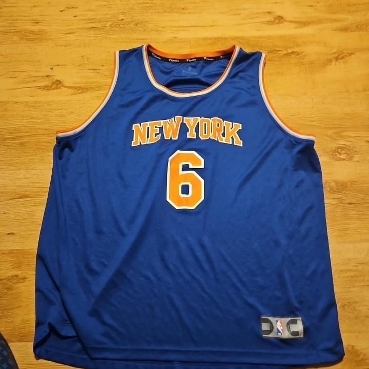 Mens like new new york knicks #6 kristops porzingis... - Depop