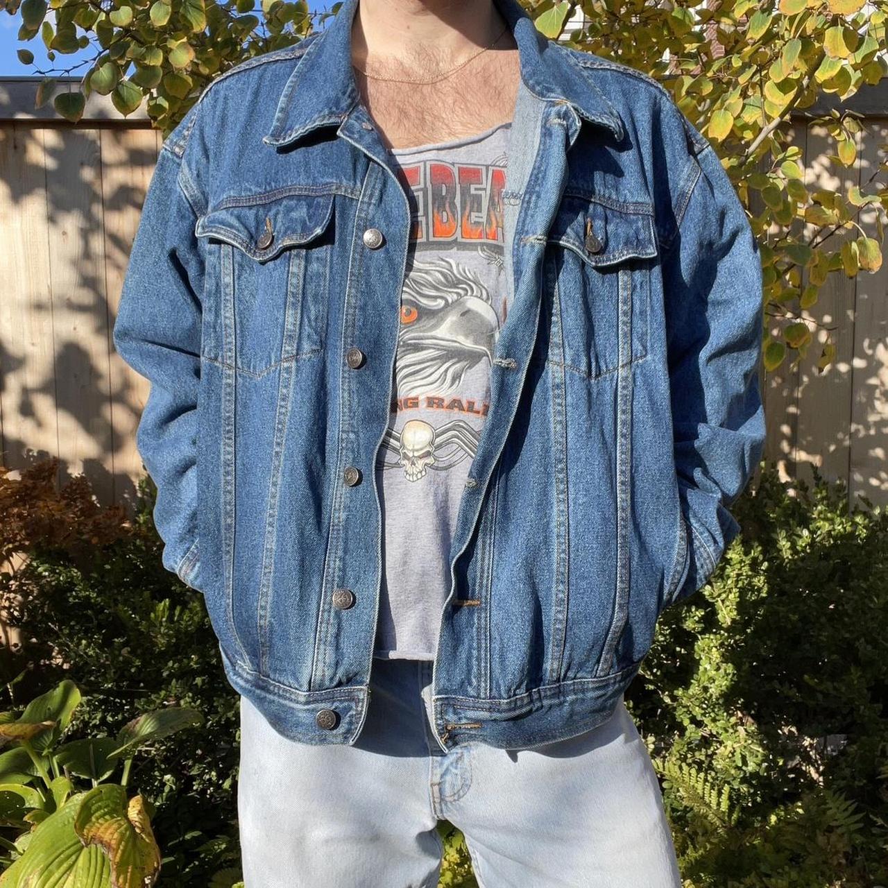 90’s Denim Gear denim jacket - worn to perfection... - Depop