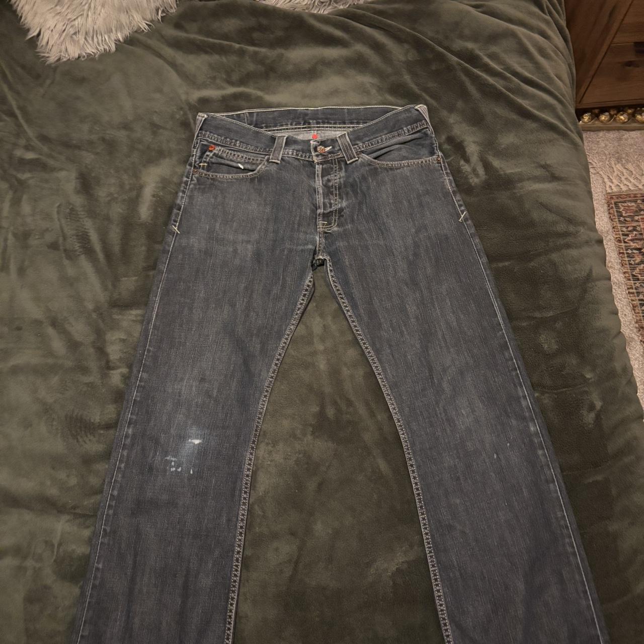 Evisu x Puma jeans Nice loose fit 34W 32L Small... | Depop
