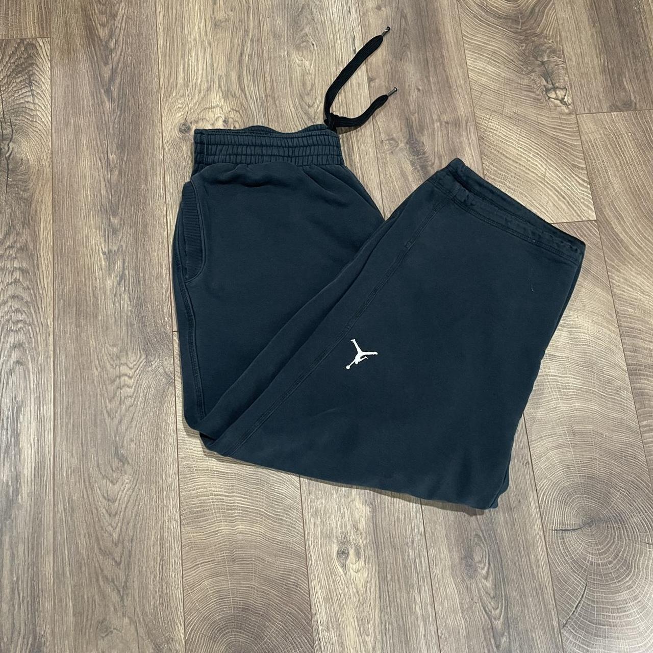 Faded black jordan sweats. Size XL super baggy dope... - Depop