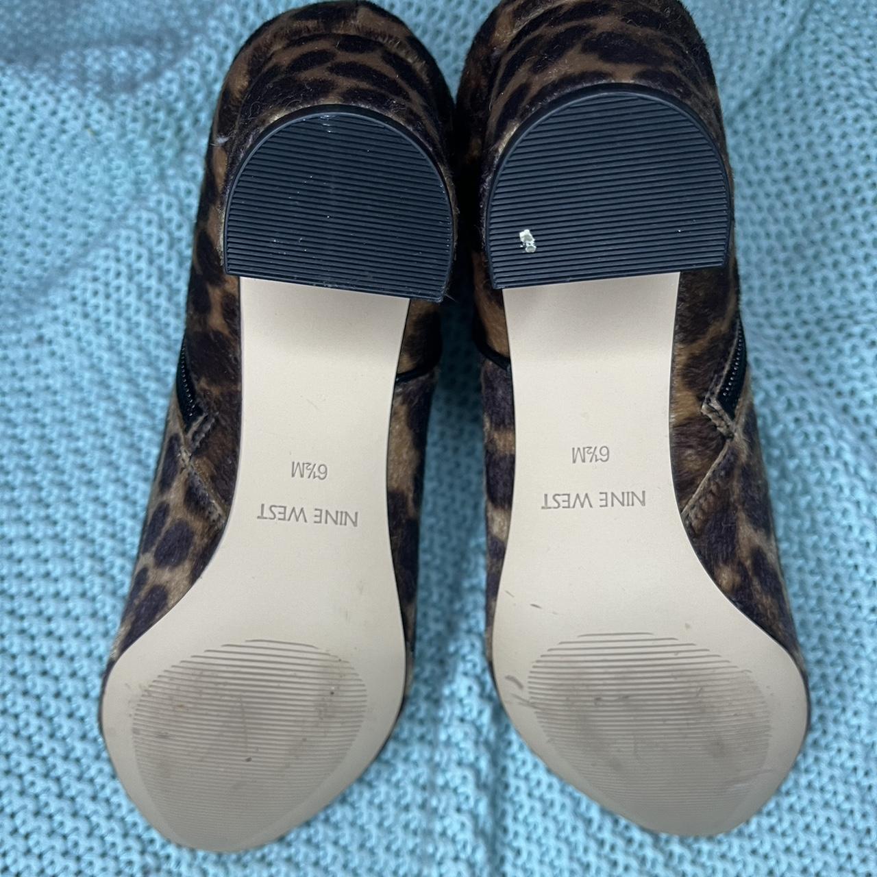 Nine West leopard print boots, perfect for autumn... - Depop
