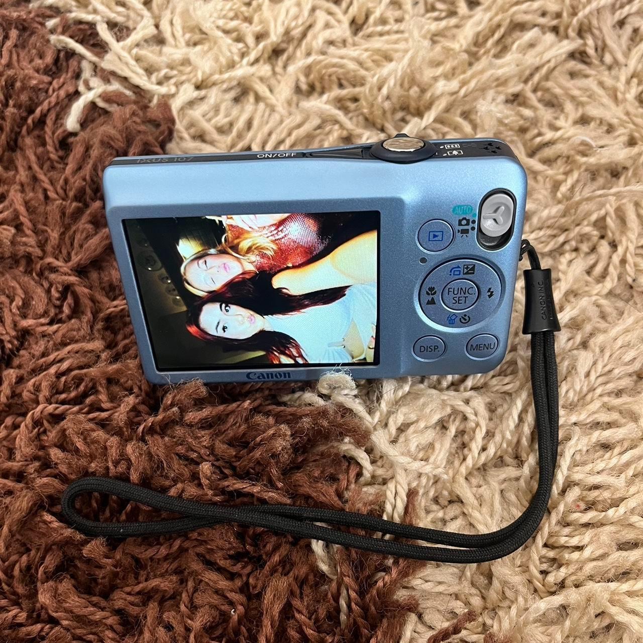 Canon Ixus Digital Camera Digi Cam in baby blue IXUS... - Depop