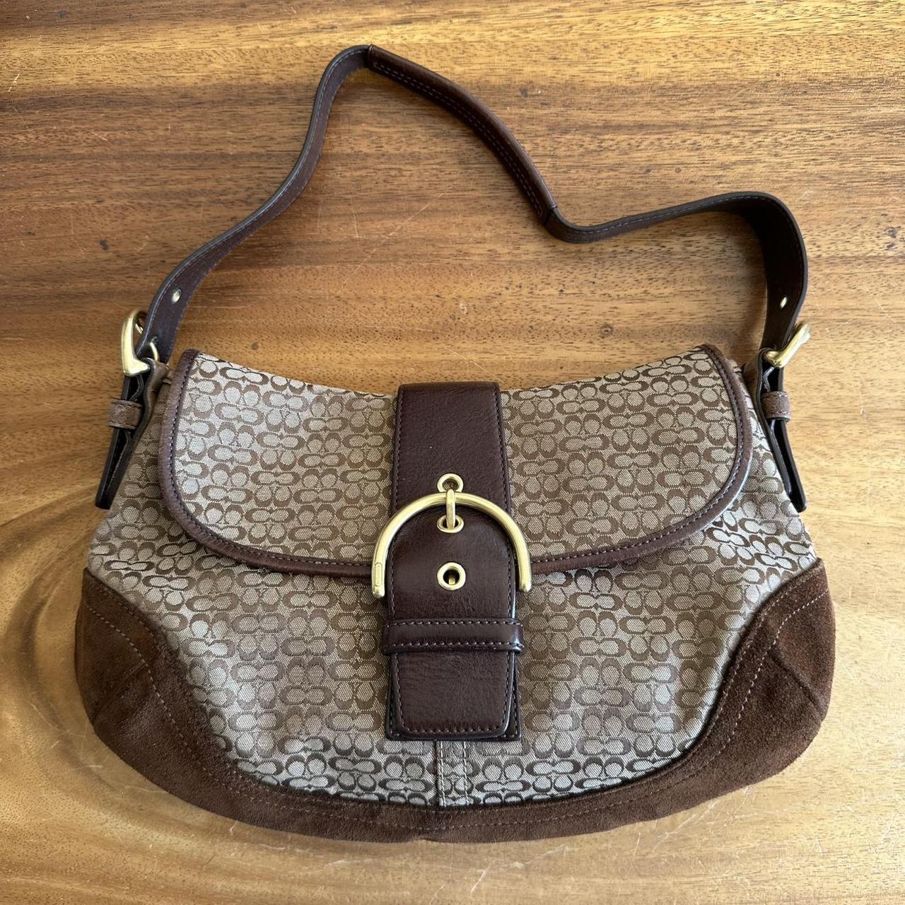Coach Soho signature brown bag Y2K Coach Soho Y2K... | Depop
