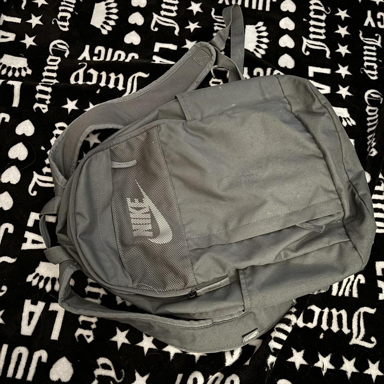 Grey Nike backpack - Depop