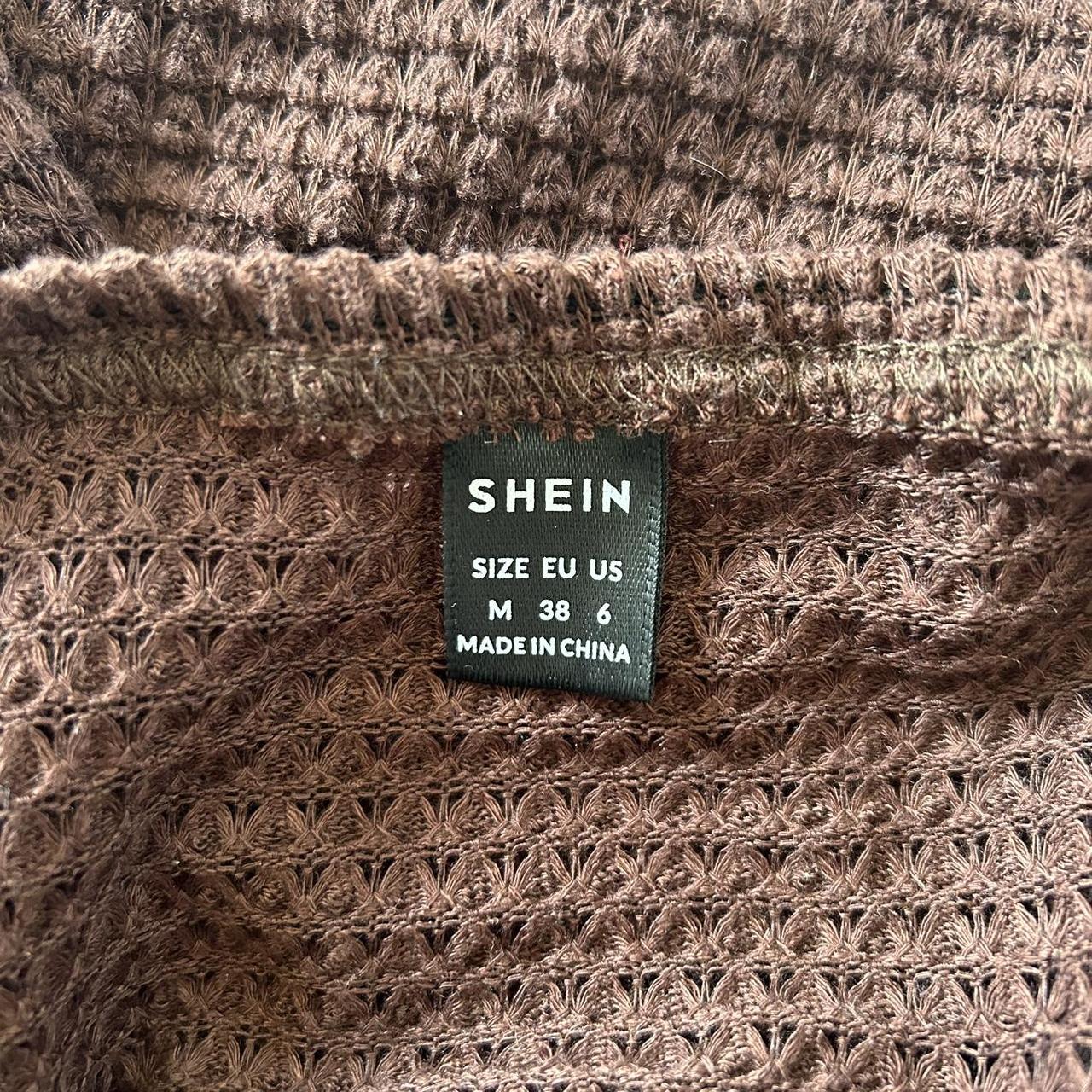 Shein brown cutout bandeau dress🤎 Size M So... - Depop