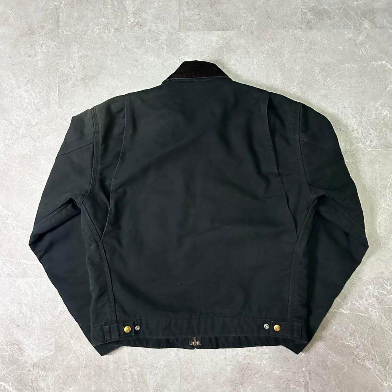 【Rare Size】00s Carhartt Detroit Jacket J01 BLK Made... - Depop
