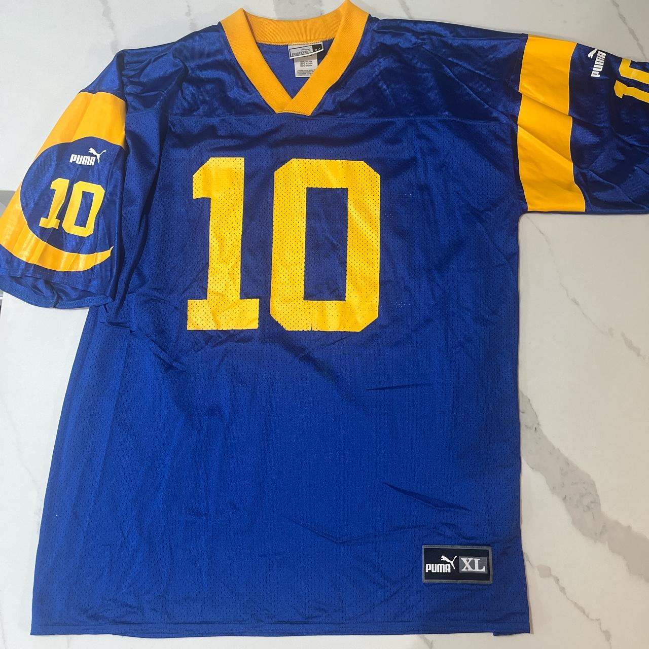 Vintage 1999 Rams jersey 🐏 •Trent Green •St. Louis... - Depop