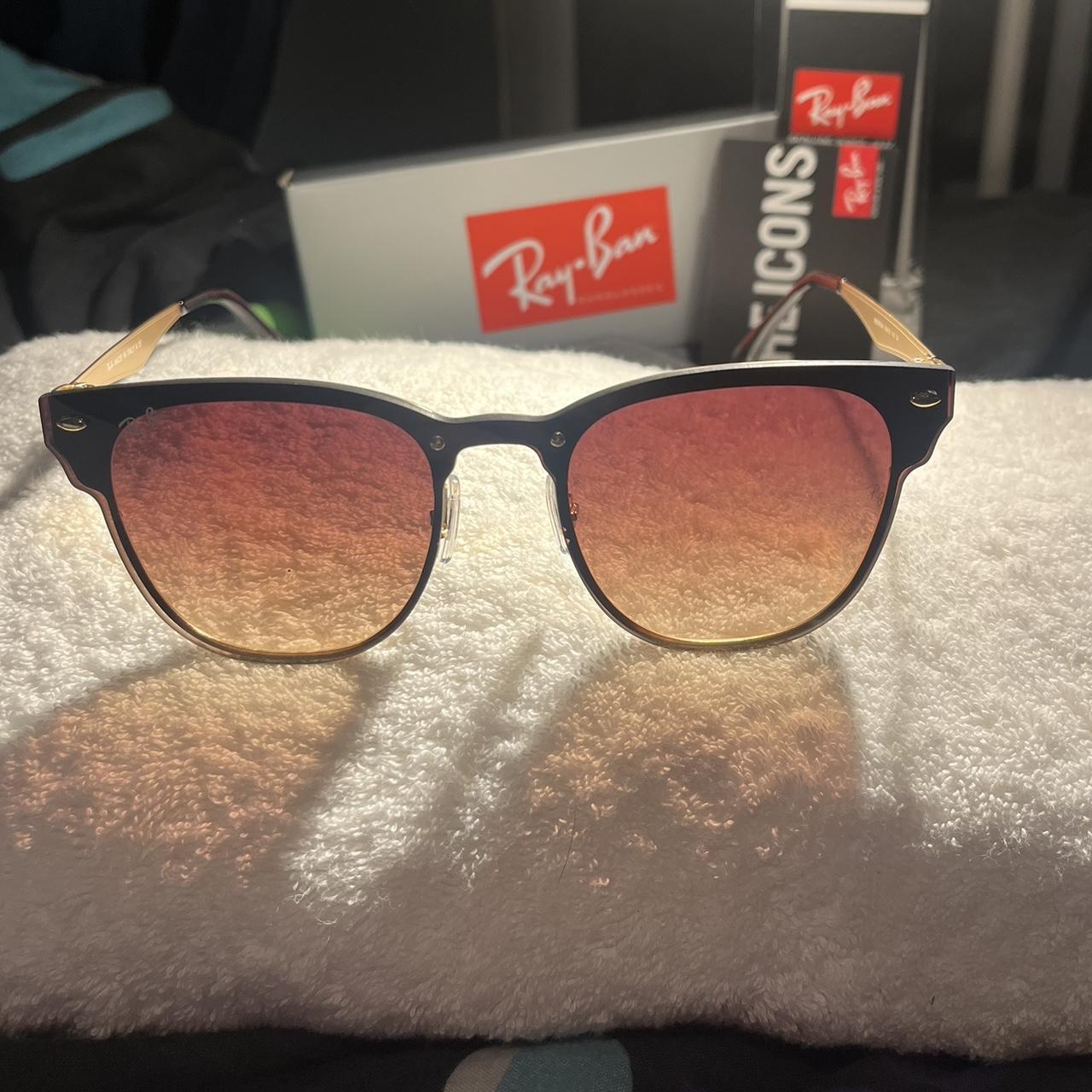 Ray-Ban Clubmaster Blaze Brand new mint... - Depop