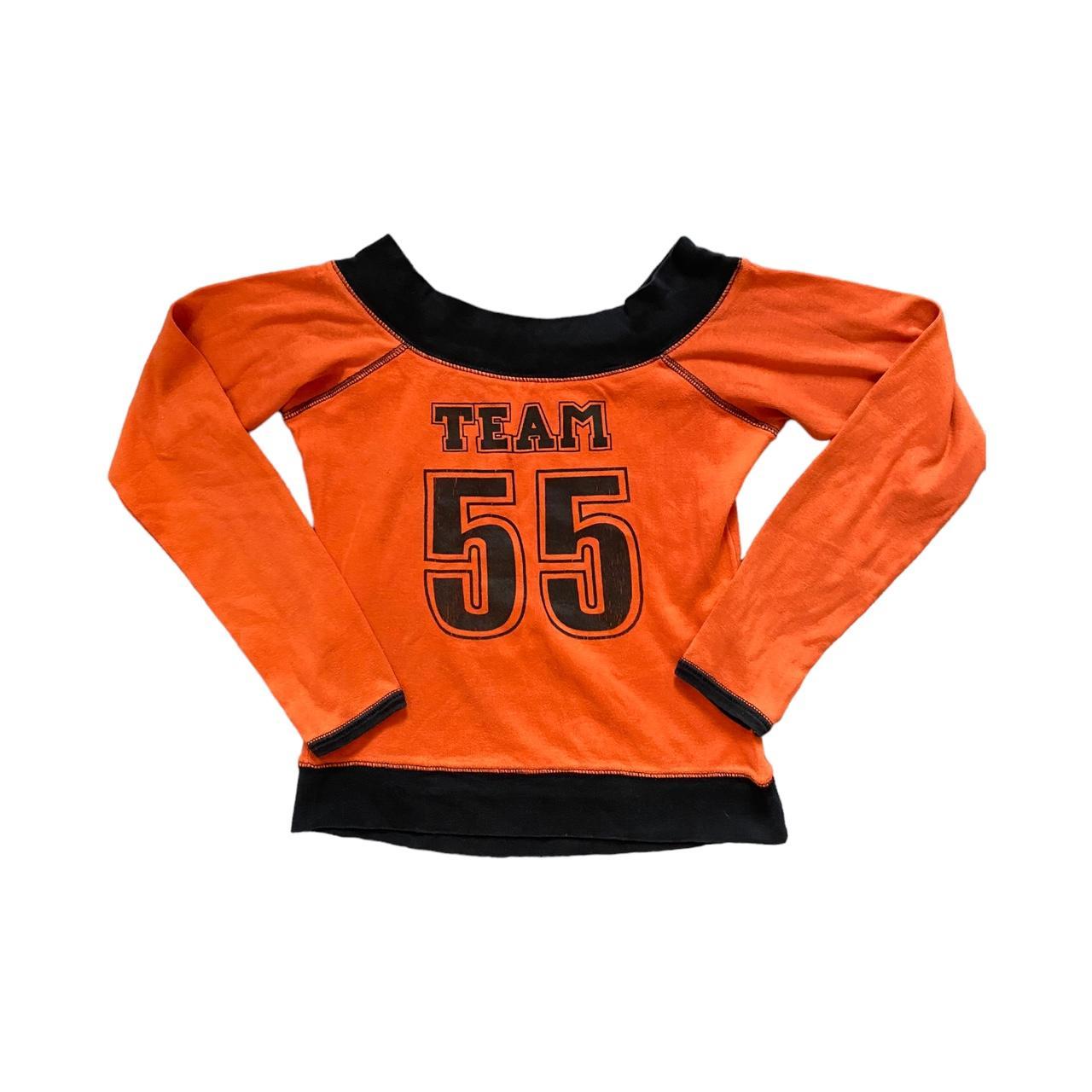 y2k archive longsleeve top y2k 00s collegiate style... - Depop