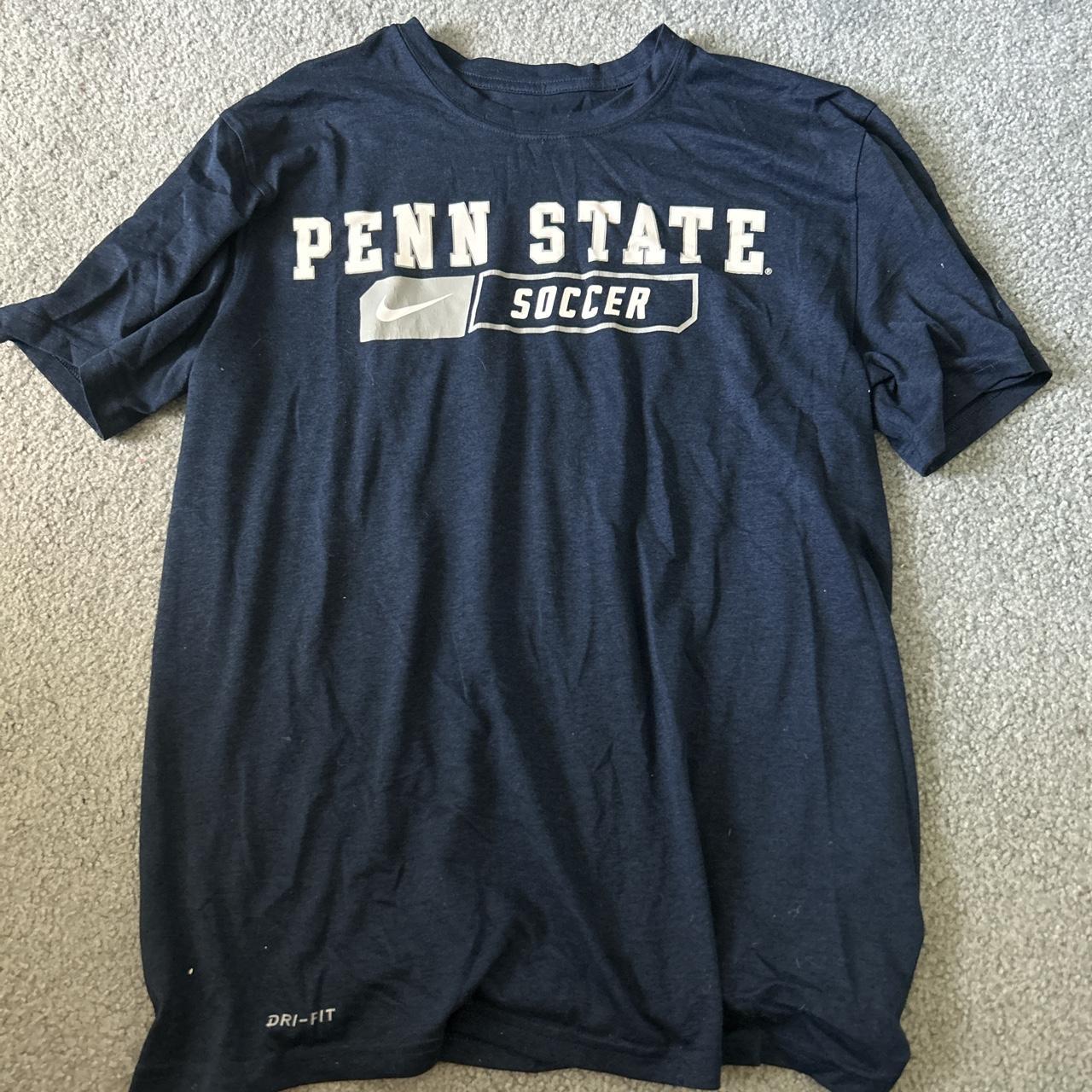 Penn state soccer shirt, size medium, dri fit - Depop