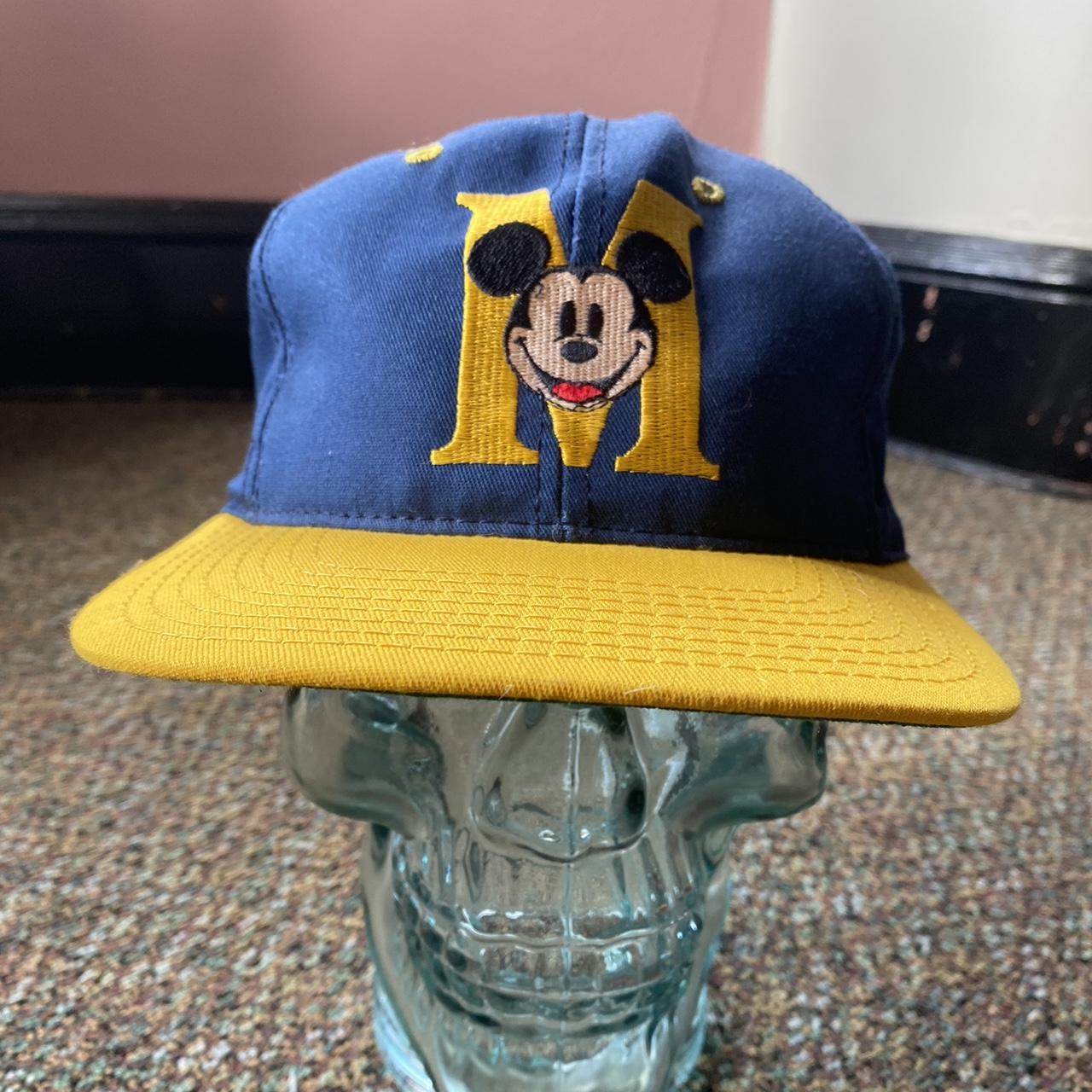 Mickey Mouse embroidered strapback cap, cool hat.... - Depop