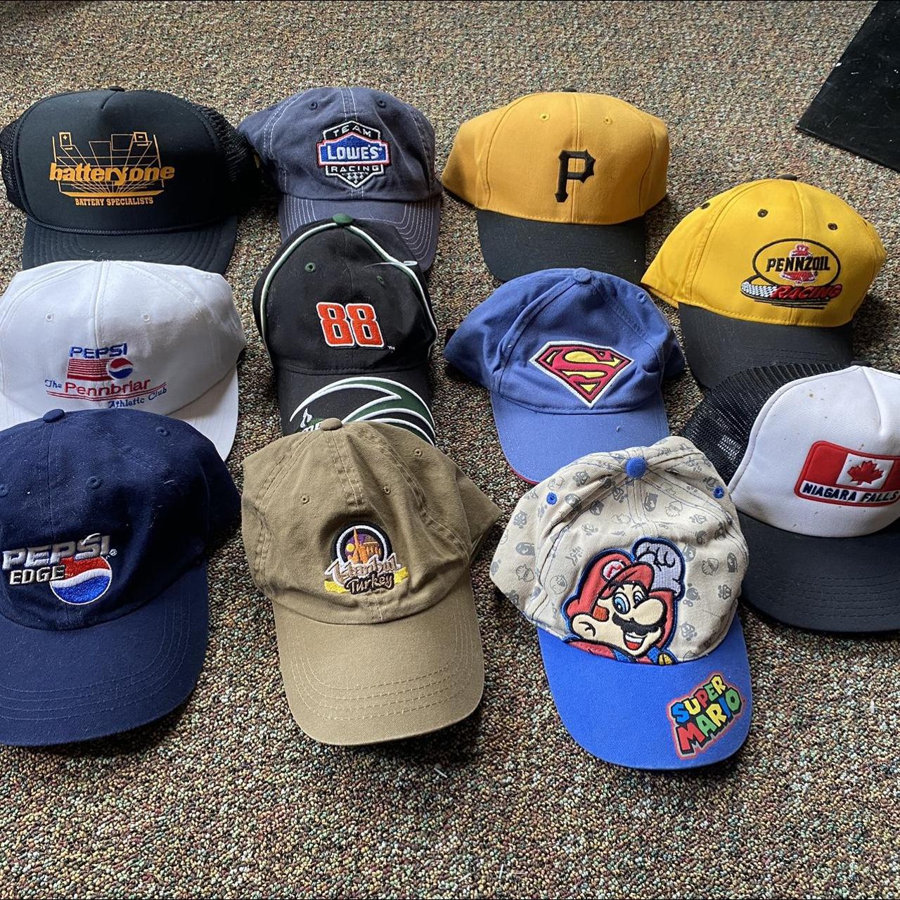 Lot of 11 hats. Yes the price is for all the hats.... - Depop