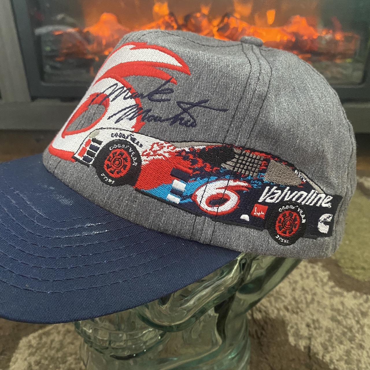 Vintage embroidered nascar race car SnapBack hat... - Depop
