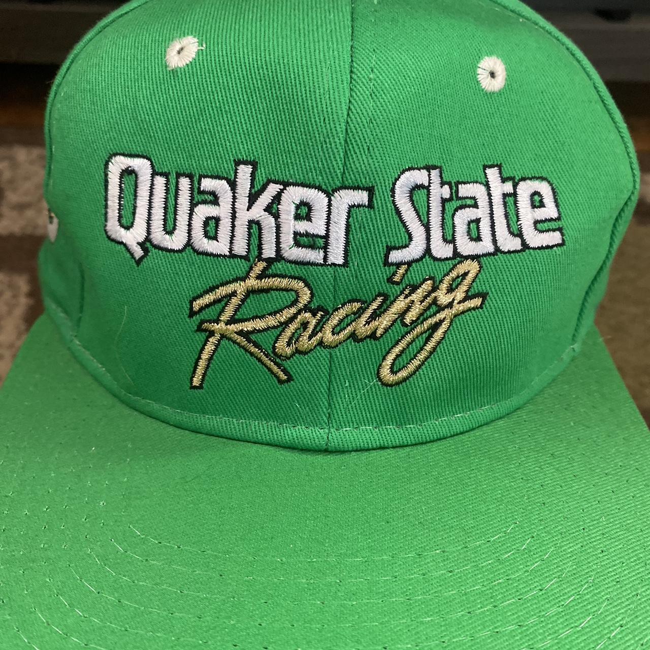 Vintage Nascar Quaker state racing embroidered Brett... - Depop