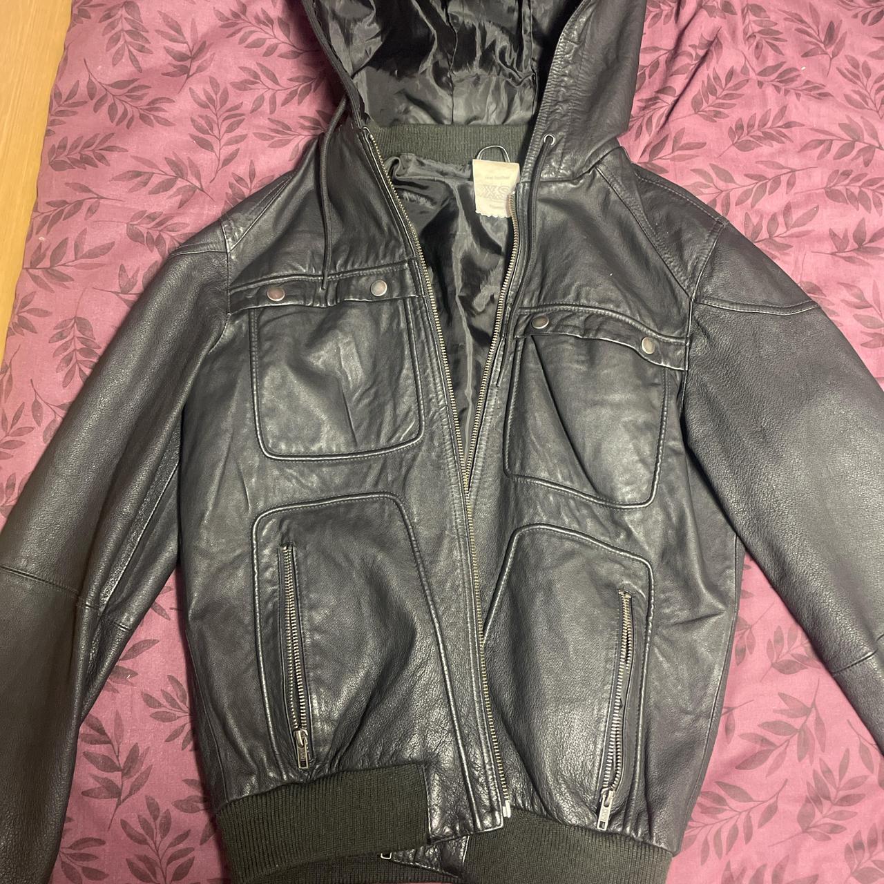 Topman leather jacket. Size:XS Very good condition-... | Depop