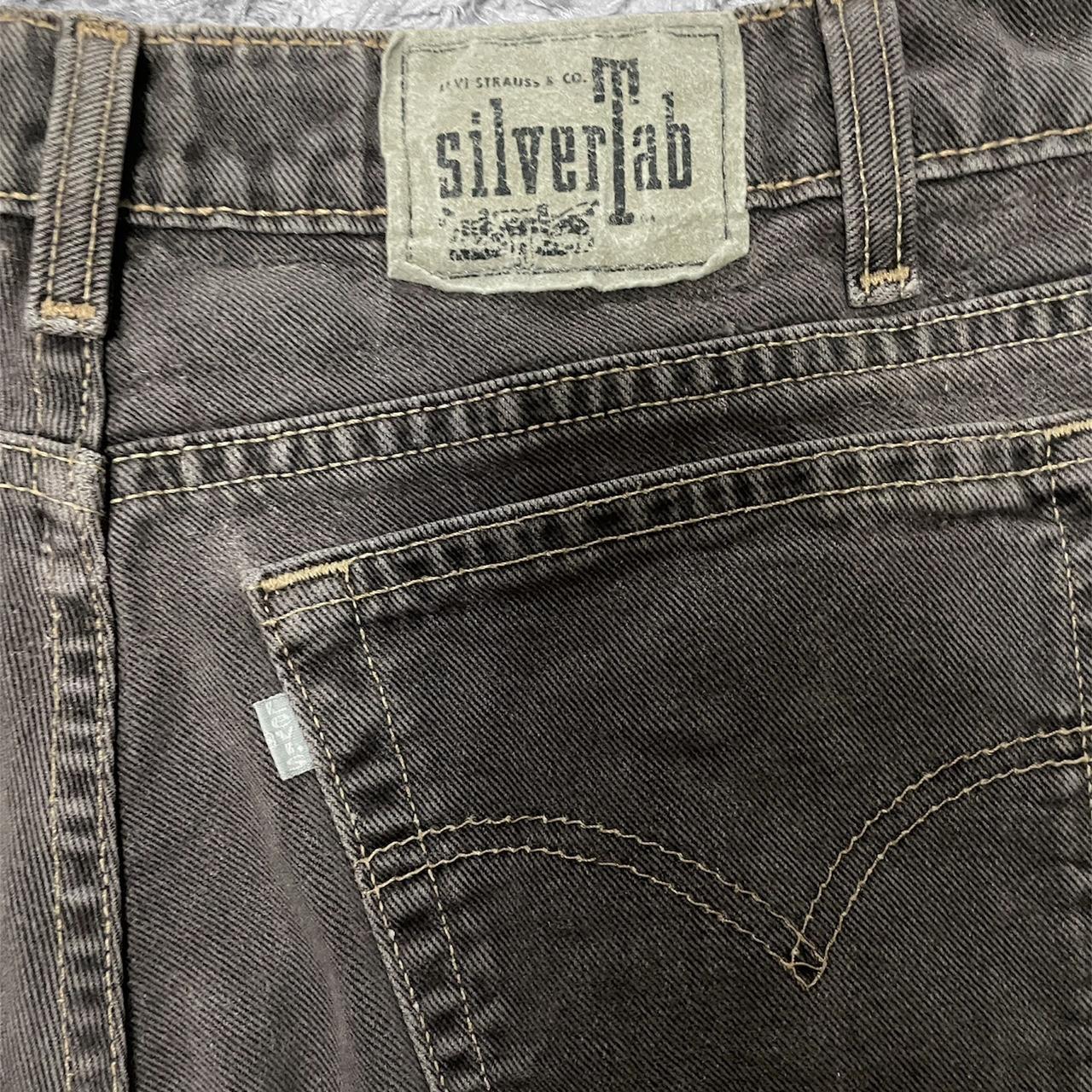 Levi Silver Tabs Beautiful unique wash Size:... - Depop