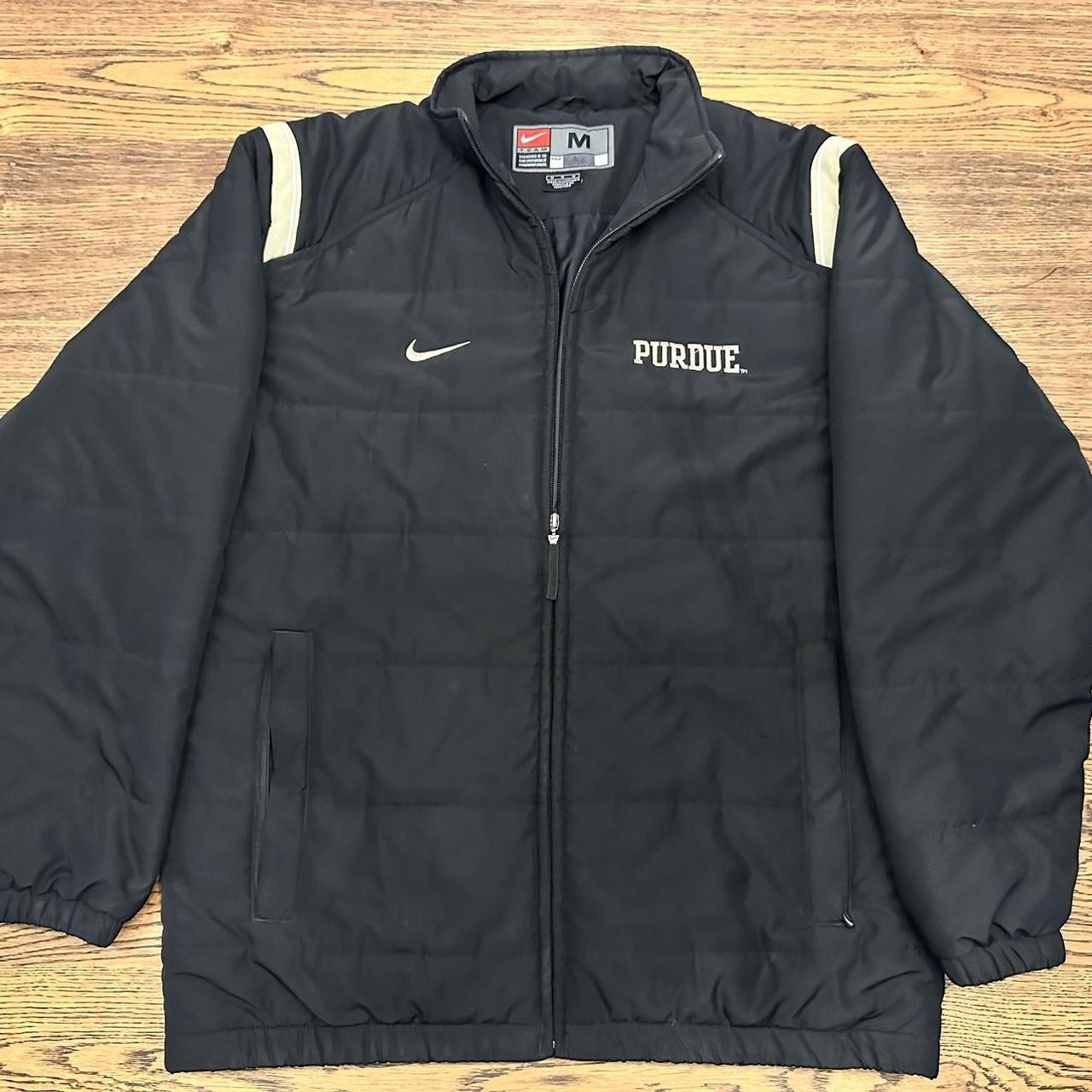 Vintage Mens Nike Puffer Jacket Purdue Edition #nike... - Depop