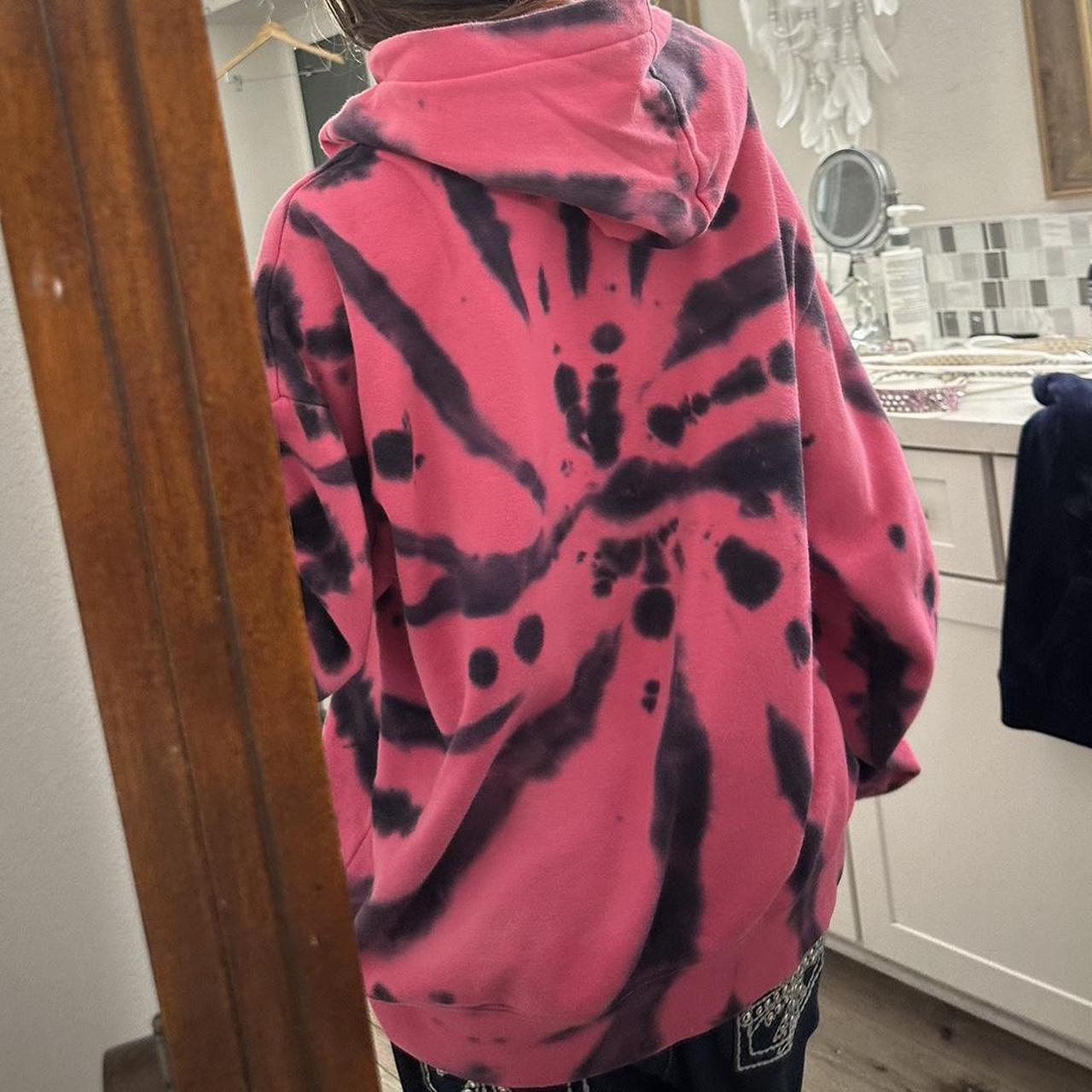zoomies ZINE tie-dye hoodie worn twice - Depop