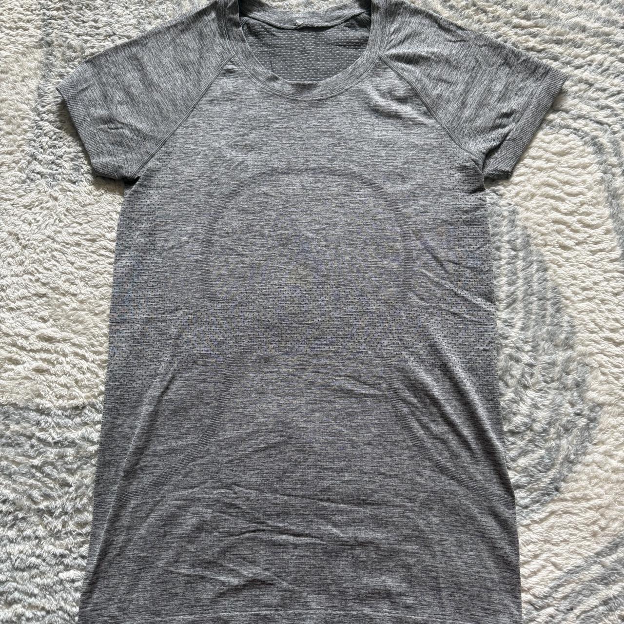 Grey Lululemon swiftly tech shirt #athleisure | Depop