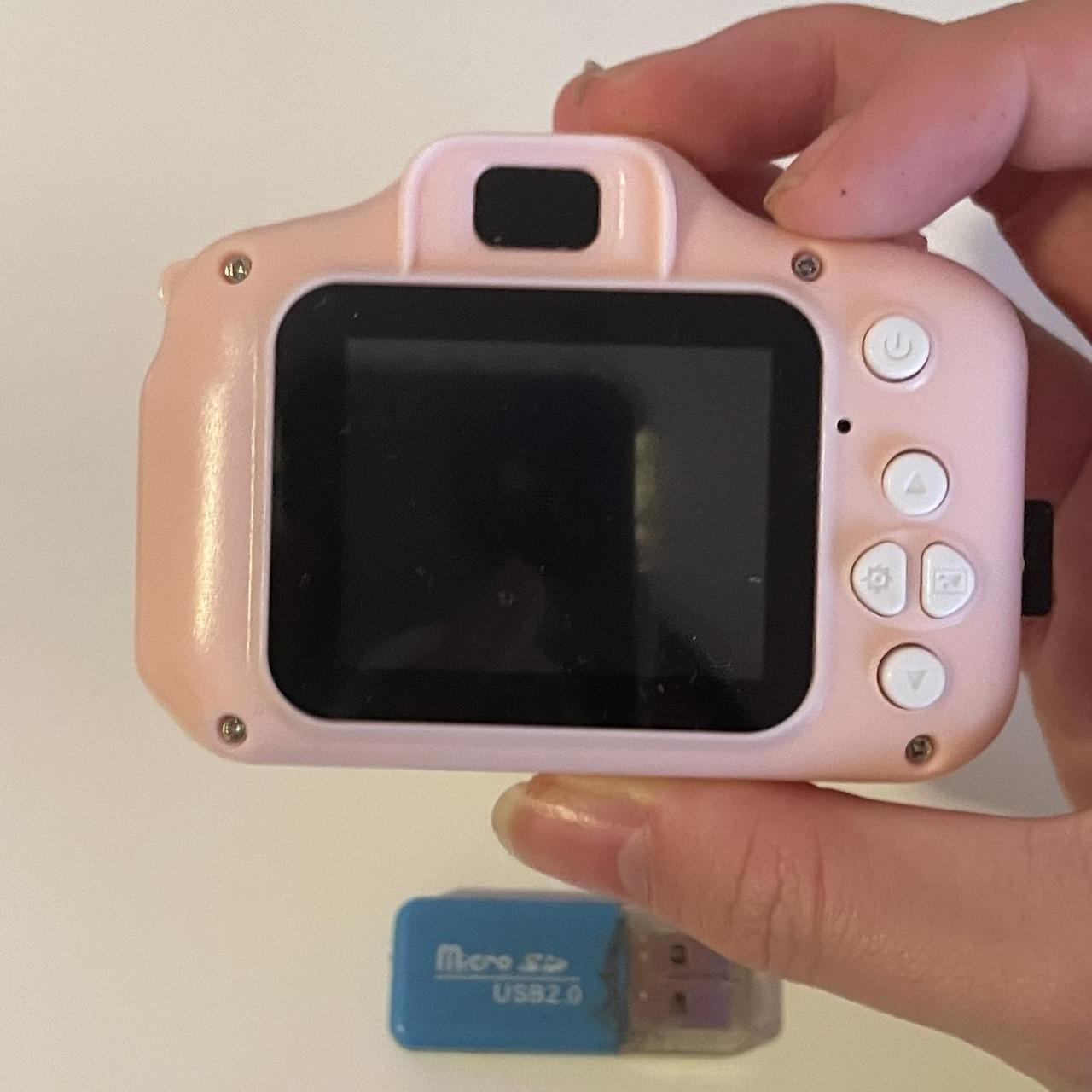 pink kids camera DM TO BUY PLS includes usb stick... - Depop